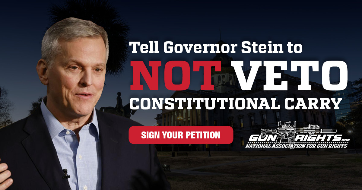 Do Not Veto Constitutional Carry!